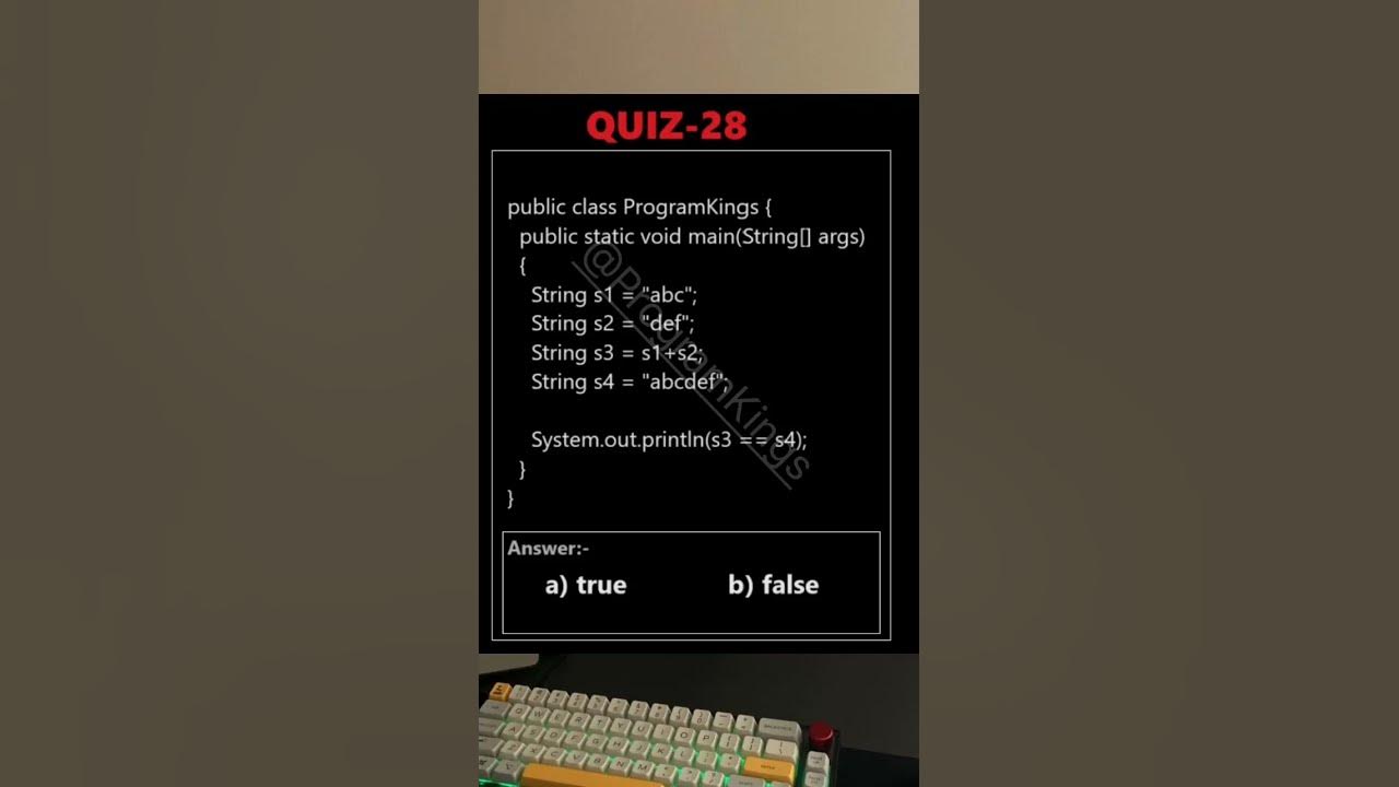 Quiz 28🧠 Pseudocodejava Programming Basic Codingjava Coding