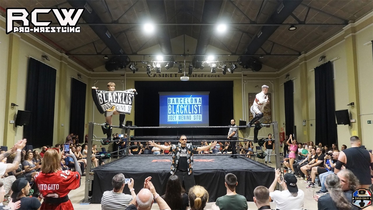 RCW FIESTA PAGANA Barcelona Black List Vs Ambose Vs Lacayo & Marti RCW ...