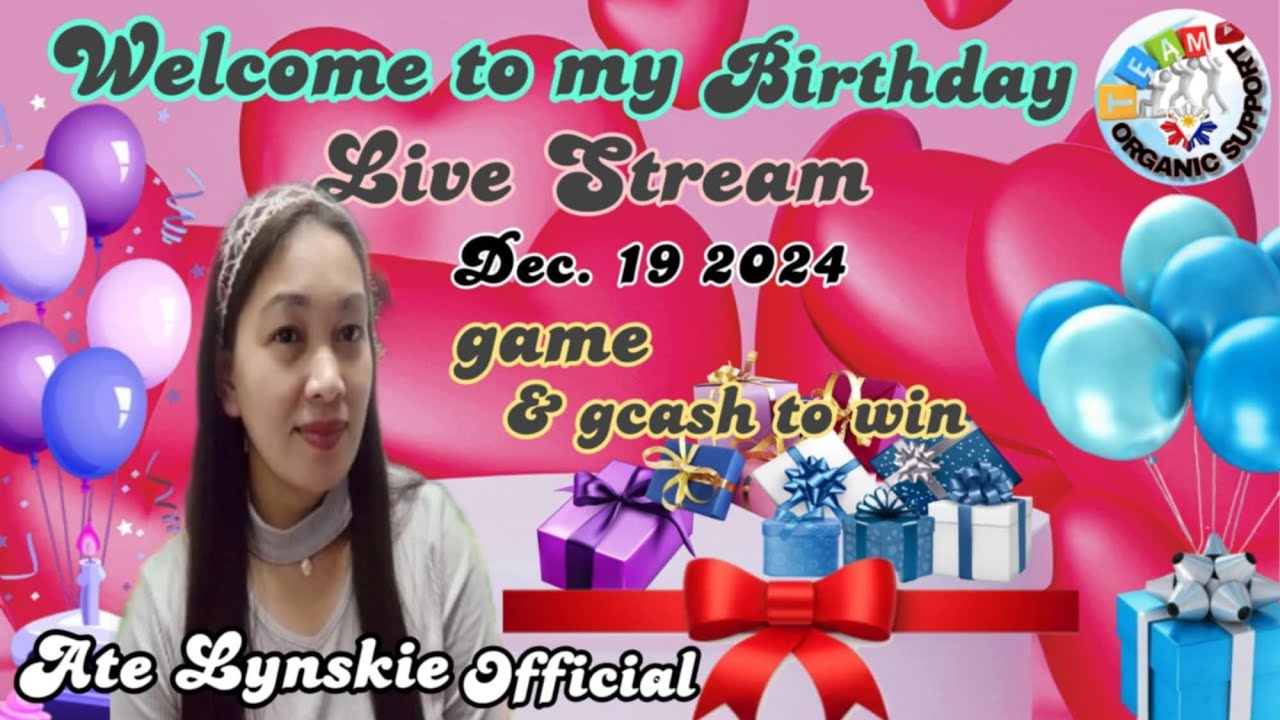 BIRTHDAY LIVE STREAM||MORE GAMES & GCASH TO WIN||COME &JOIN - YouTube