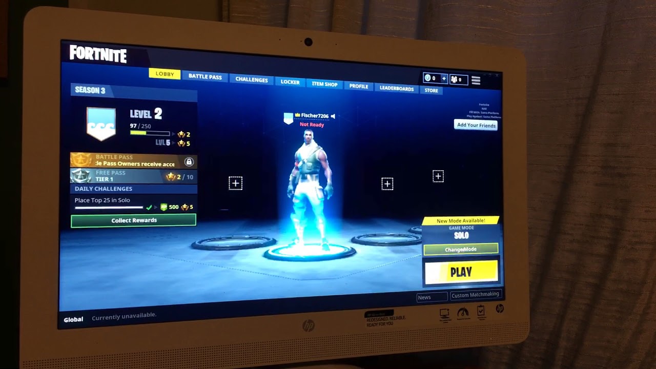 Fortnite on the computer - YouTube