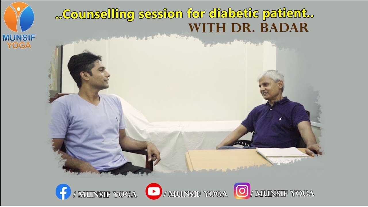 Counselling session for diabetic patient with Dr. Badar - YouTube