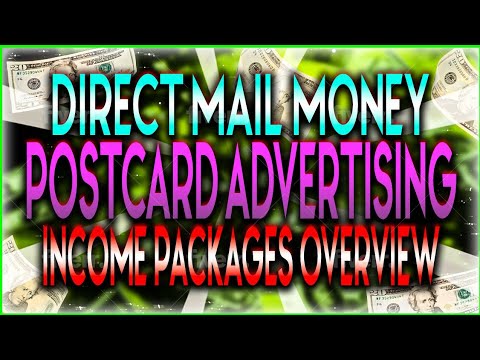 DIRECT MAIL MONEY POSTCARD ADVERTISING INCOME PACKAGES FULL REVIEW ...