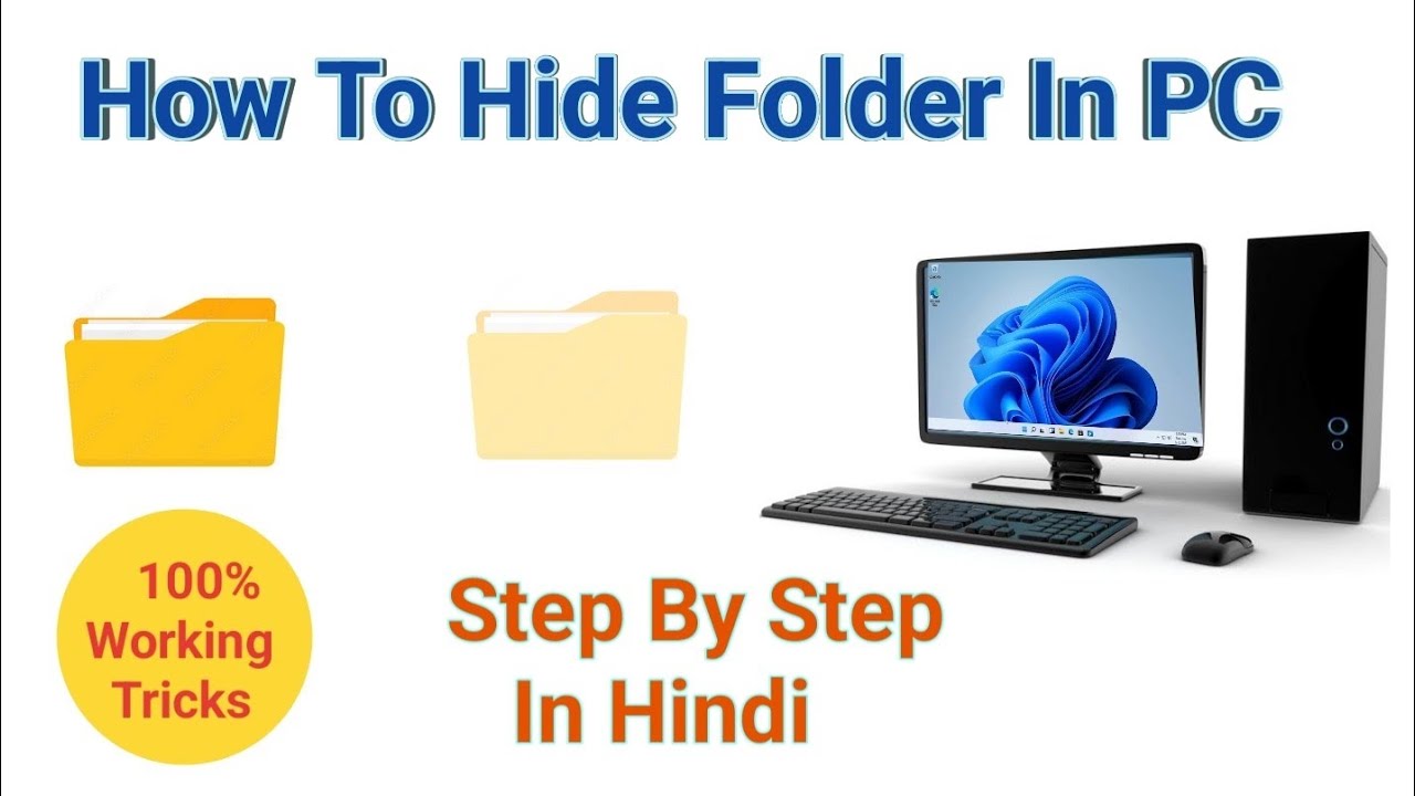 How To Hide File Or Folder In PC | How To Hide File In Computer # ...