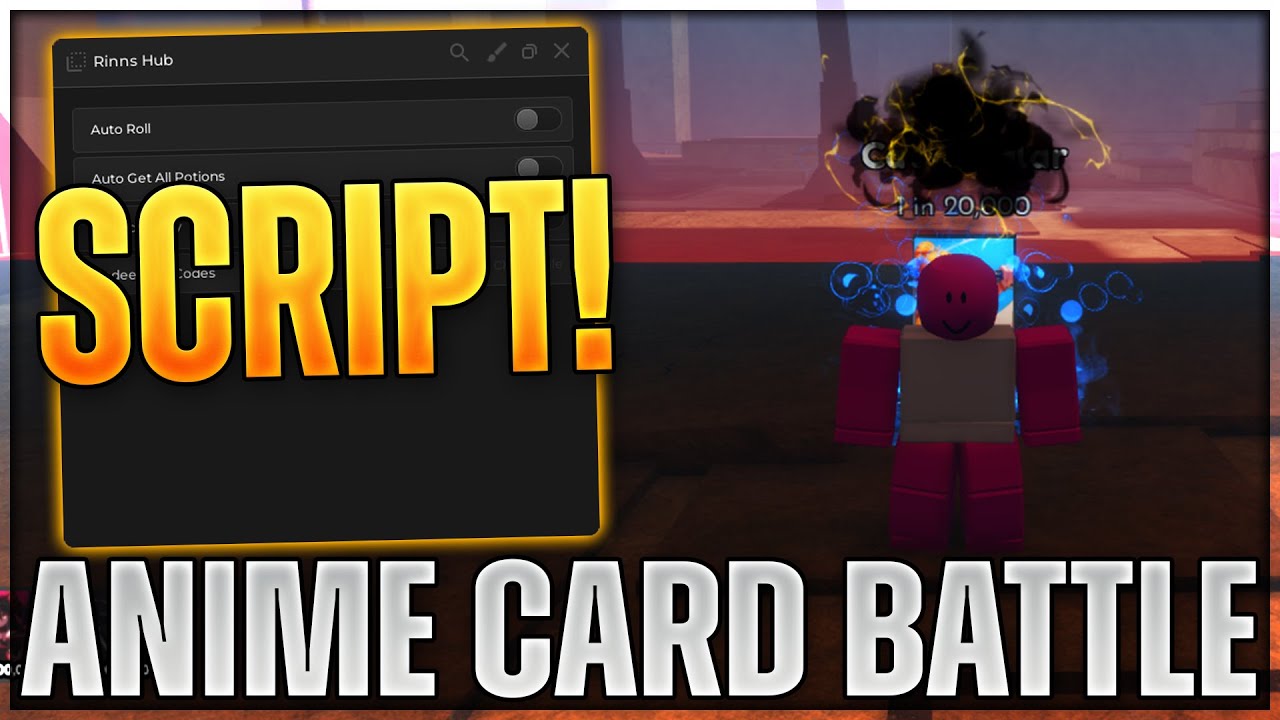 [🎃] Anime Card Battle Script Hack | Auto Roll, Auto Get All Potions ...
