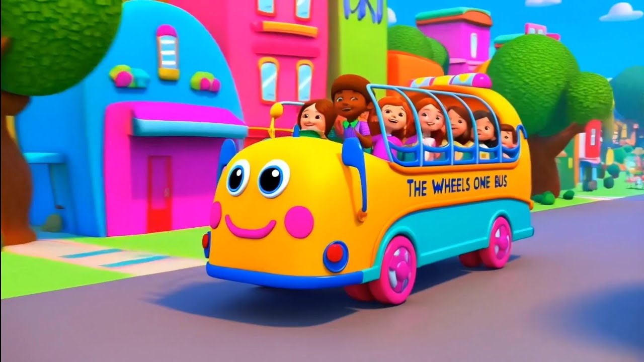 WHEEL ON THE BUS |@LaviTV07 Nursery Rhymes & Kids Songs - YouTube