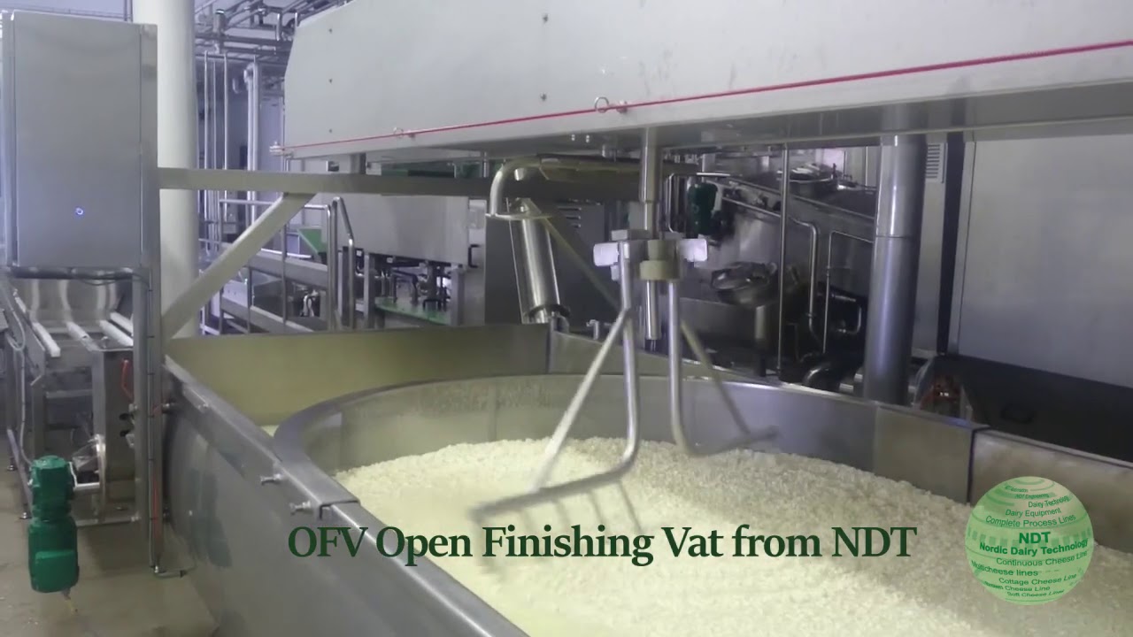 NDT Nordic Dairy Technology - OFV Open Finishing Vat - YouTube