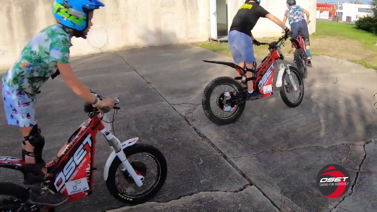 OSET Electric Trial Bike Session - YouTube