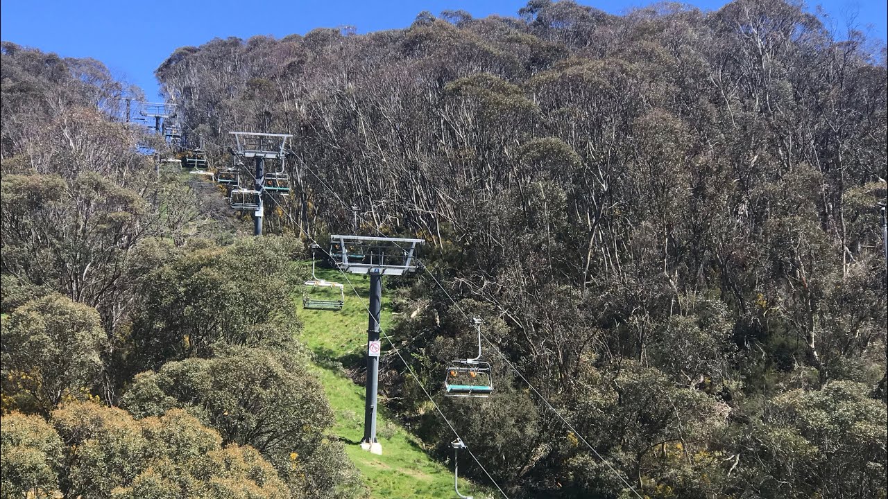 Doppelmayr Chair Lift at Mount Kosciusko near Thredbo, NSW - YouTube