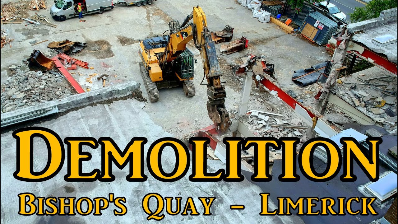 Building Demolition at Bishop's Quay Limerick new €50m developement ...