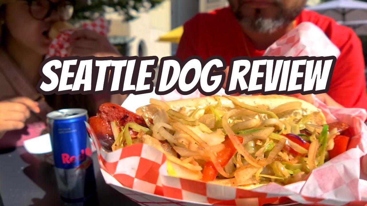 Trying Seattle's Cream Cheese Hot Dog! Reviewing the Seattle Dog. - YouTube