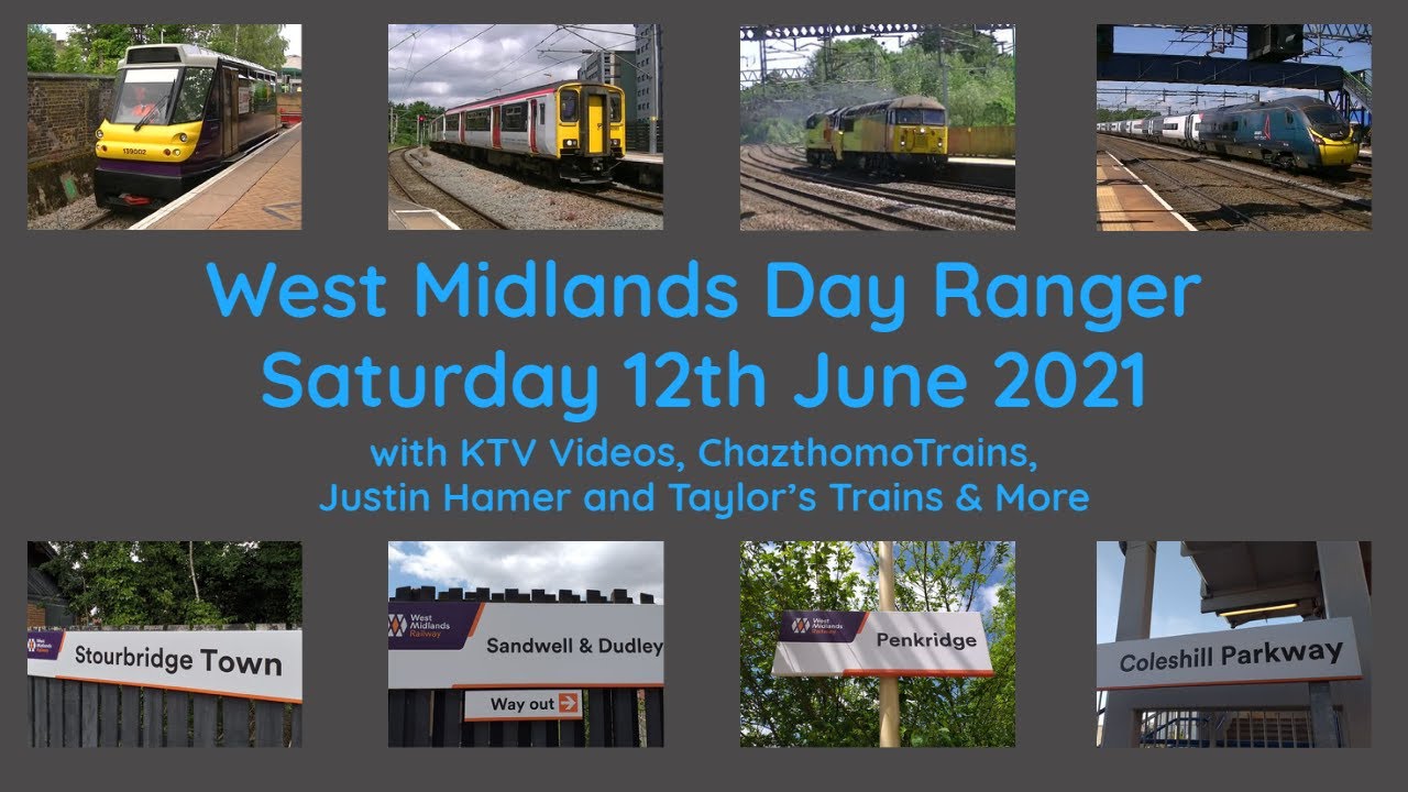 Day Out on a West Midlands Day Ranger | Saturday 12th June 2021 - YouTube