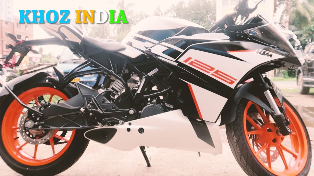 FINALLY...KTM RC 125 IS HERE FULL WALK AROUND - YouTube