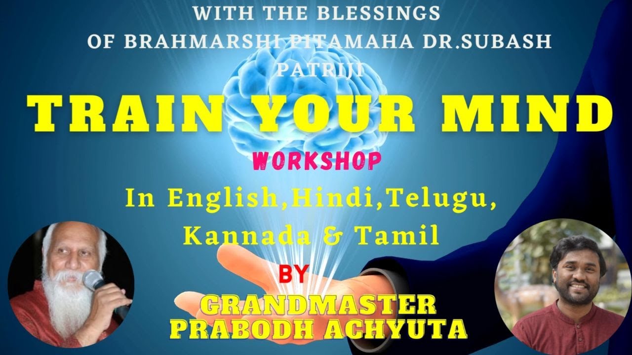 Train Your Mind Workshop || Promo || GMP Wisdom || Grand Master Prabodh ...