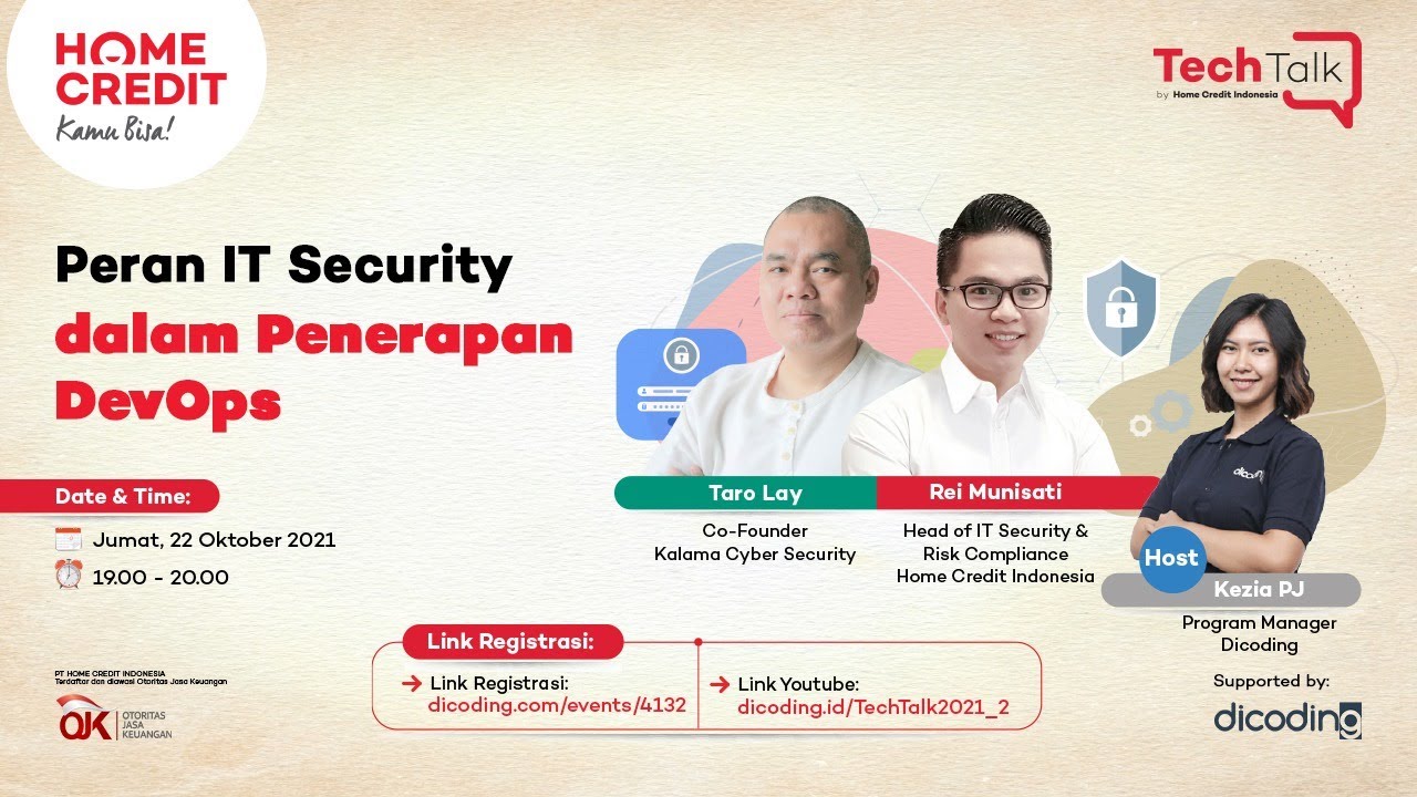 TechTalk 2021 : Peran IT Security dalam Penerapan DevOps - YouTube