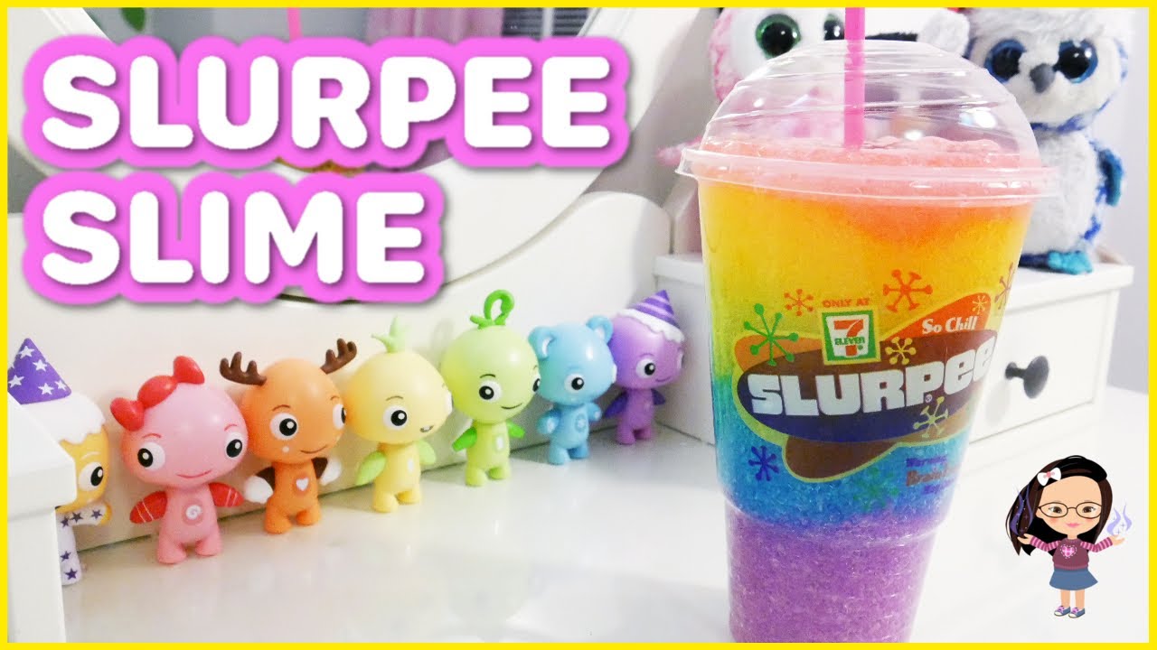 SLURPEE SLIME (Fishbowl Slime) | Super Crunchy - YouTube