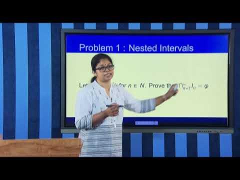 14. REAL ANALYSIS-NESTED INTERVALS PART XIV#swayamprabha #ch08sp - YouTube