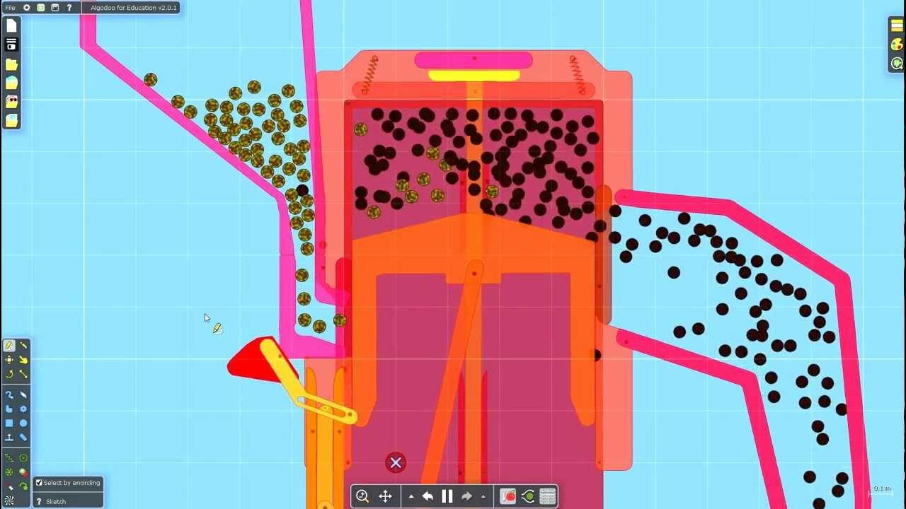 Working 2 Stroke combustion engine physics simulation - [Annotations!] - Algodoo, no mods - YouTube