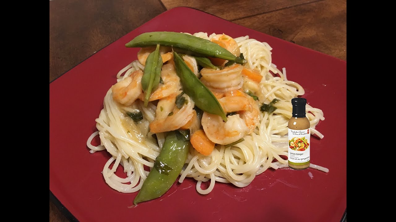 Lemon Ginger Shrimp Stir Fry with President's Choice Sauce - Easy ...