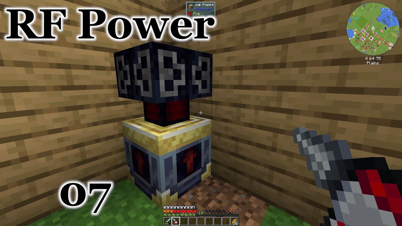 Modded Minecraft - 07 - RF Power and Fluxbore Drill [Direwolf20] - YouTube
