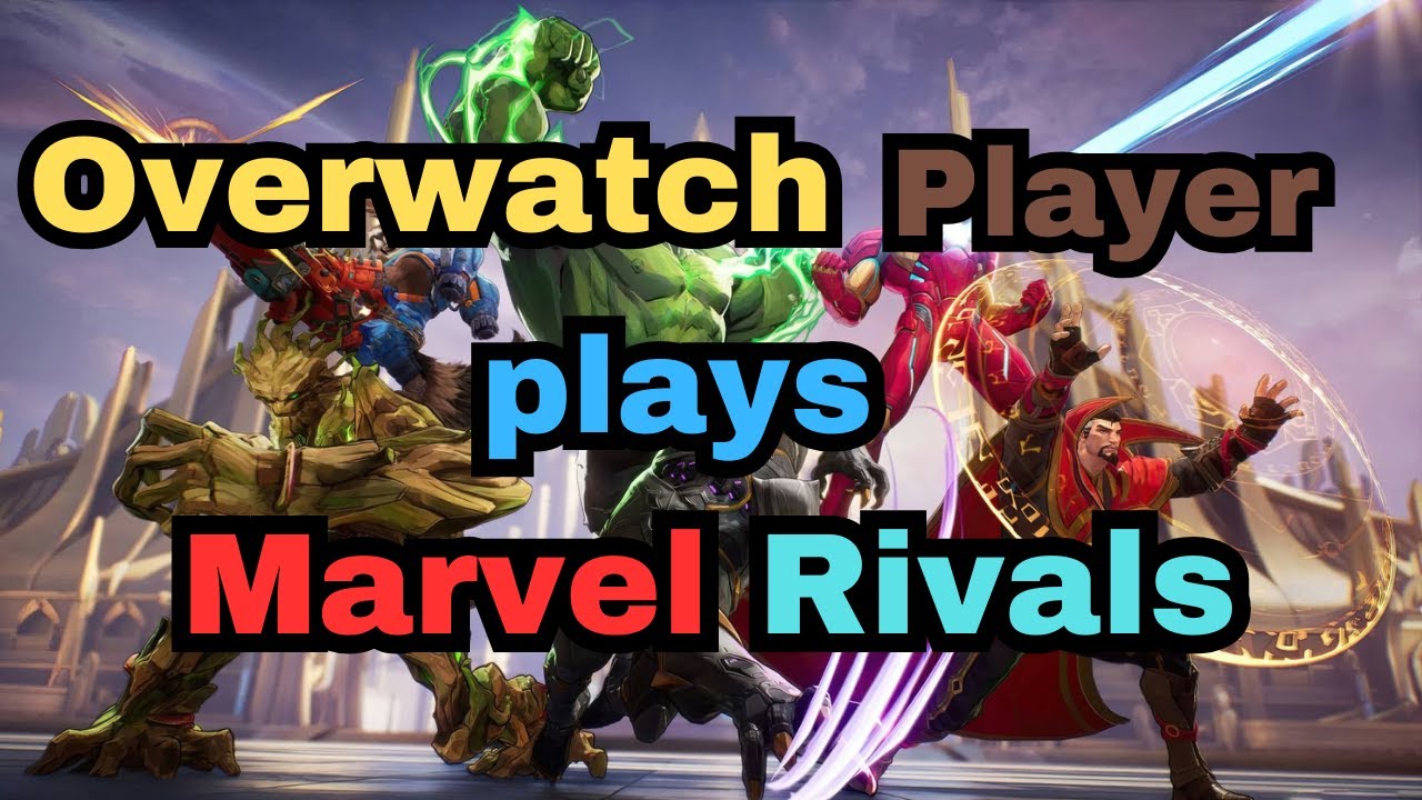 Overwatch player tries Marvel Rivals I Jeff the Land Shark Gameplay ...