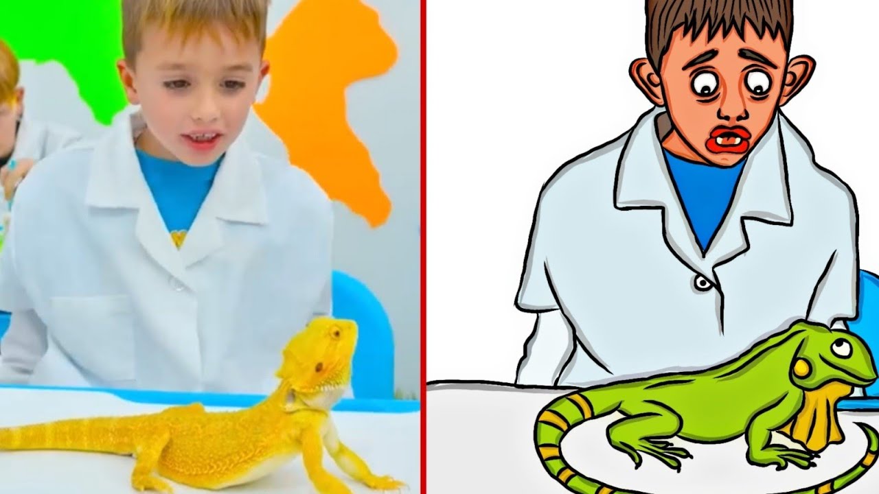 Vlad and Niki learn School bus rules with friends Funny Drawing Meme ...