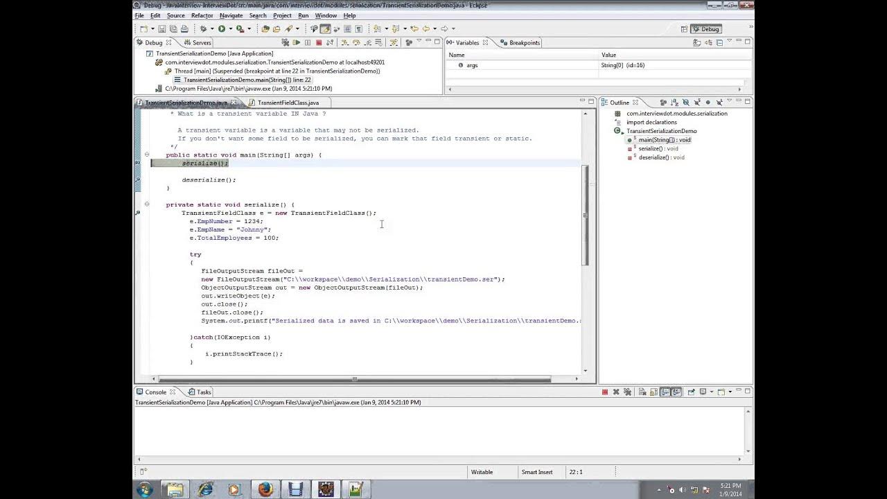 What is a transient variable in Java Java Interview Question And Answer ...