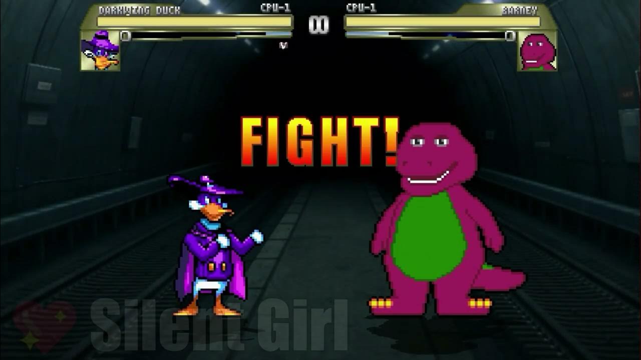 REQUESTED BY @ЕремеевДенис-д4р: Darkwing Duck vs Barney - Mugen Battle - YouTube