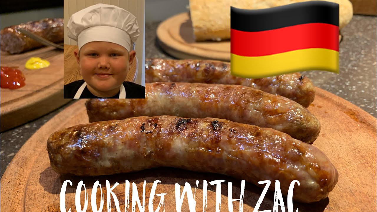 Bratwurst | How to poach and grill German sausage - YouTube