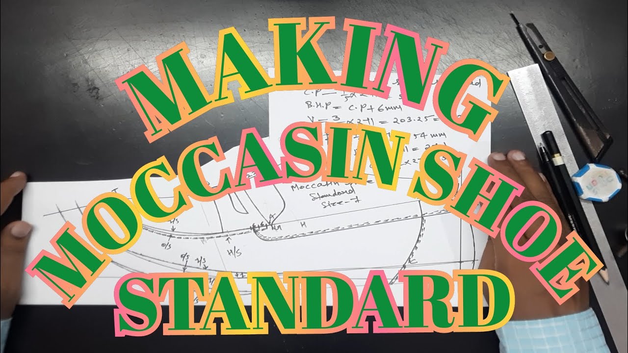 Learn shoe designing chapter 15 (how to make moccasin shoe standard ...