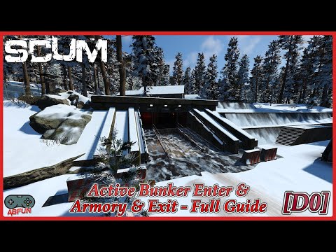 SCUM [D0] Active Bunker Enter & Armory & Exit - Full Guide - YouTube