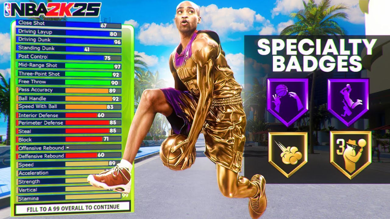 *NEW* NBA 2K25 LEGEND COVER ATHLETE VINCE CARTER BUILD! UNLIMITED ...