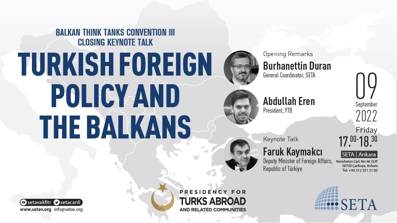 Keynote Talk: “Turkish Foreign Policy and the #Balkans” - YouTube