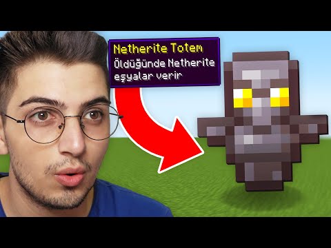 Minecraft ama ÖZEL TOTEMLER VAR!