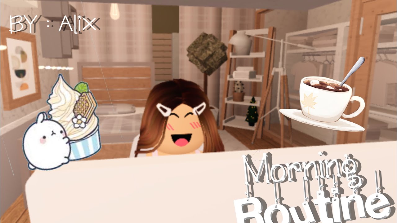 🌸 « Ma MORNING ROUTINE sur bloxburg »🌸 // Roblox // by Alix_shiniix ...