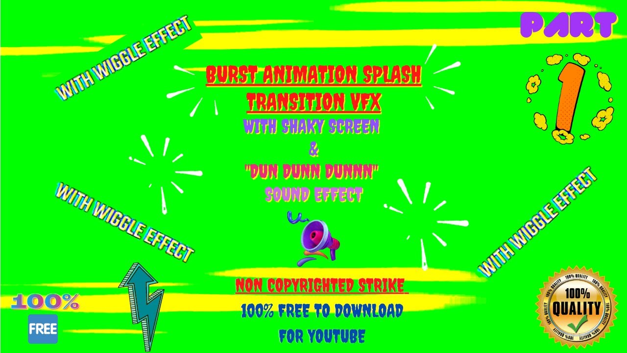 Transition VFX With Anime Lines & Shaky Screen With 🙀Sound Effect🔊No ...