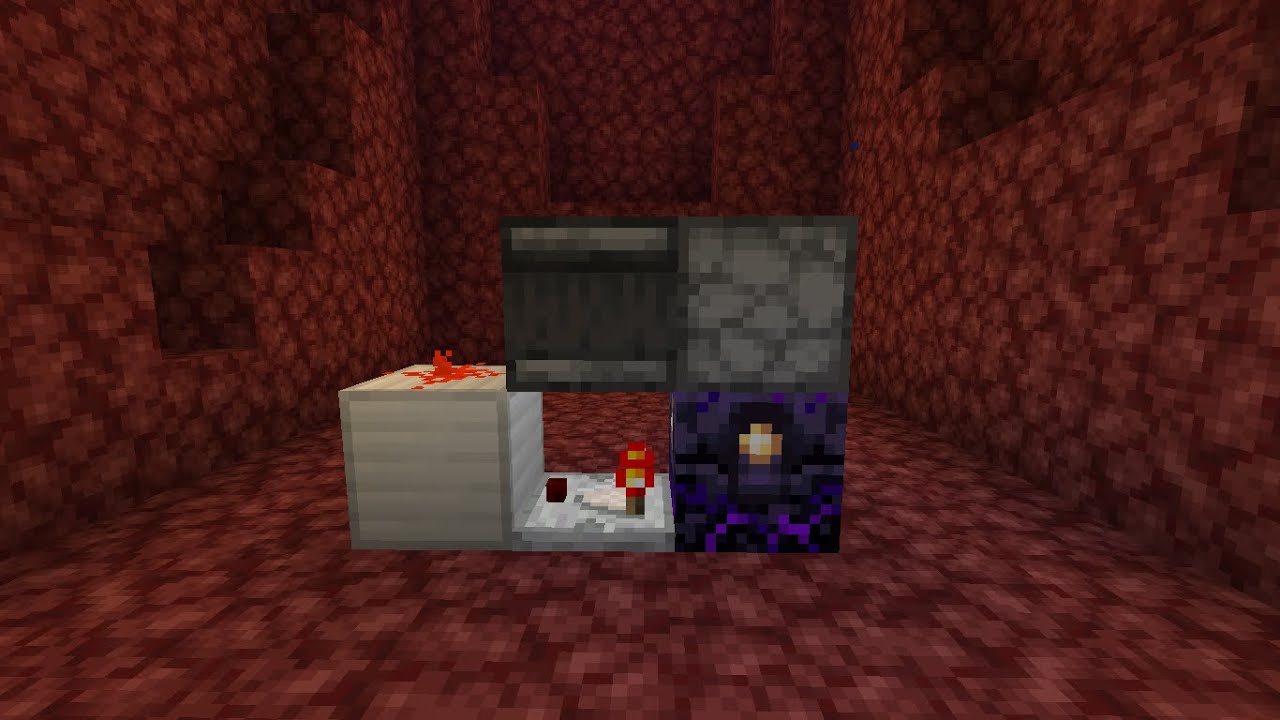 Minecraft Auto Respawn anchor refiller 1.16 - YouTube