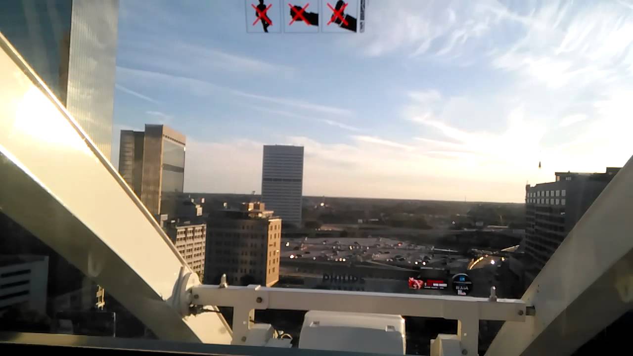 SKY VIEW BIG WHEEL RIDE IN ATLANTA - YouTube