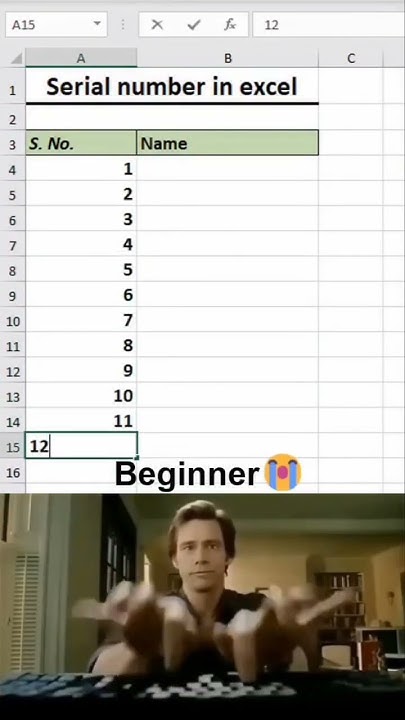 serial number in excel #exceltips #exceltutorial #exceltricks #spreadsheet - YouTube