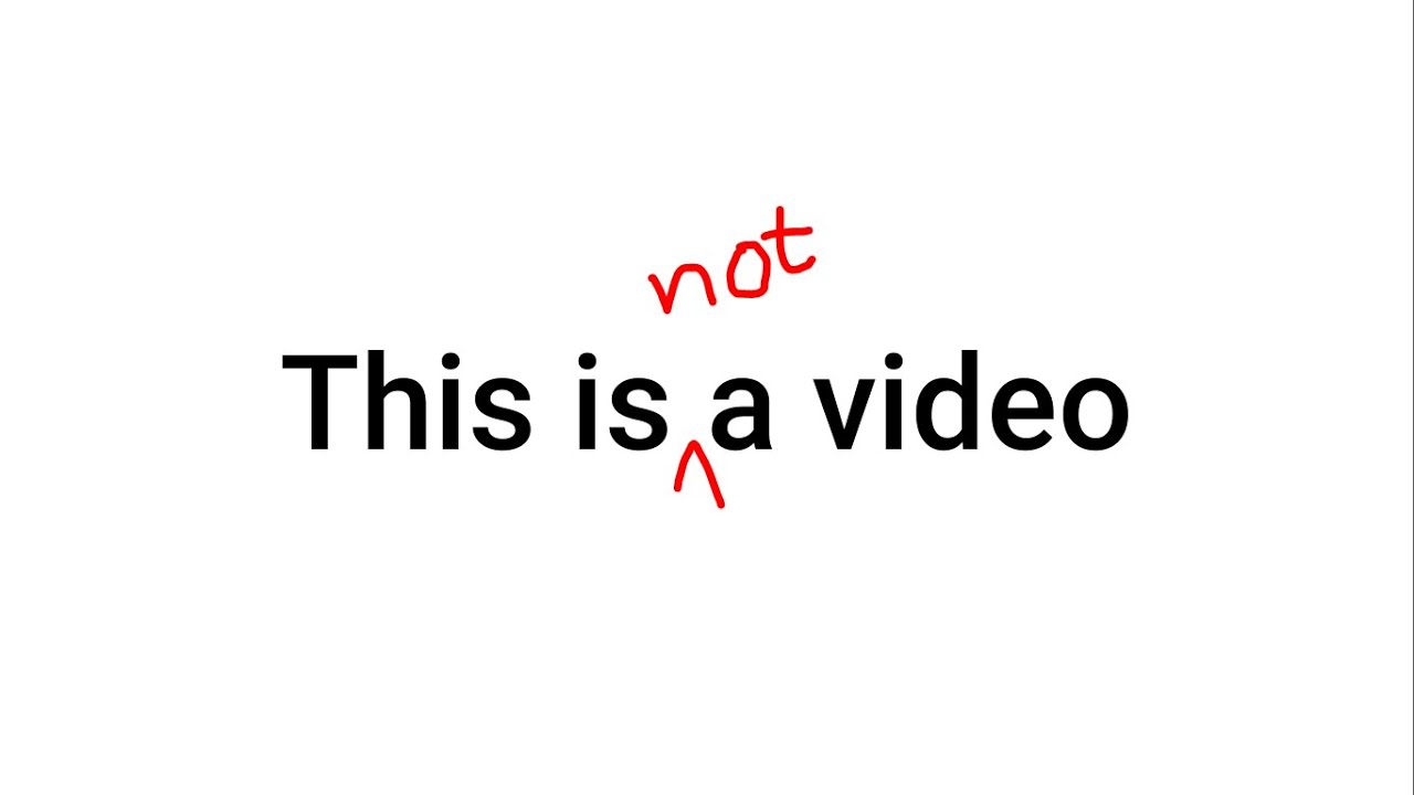This is not a video - YouTube