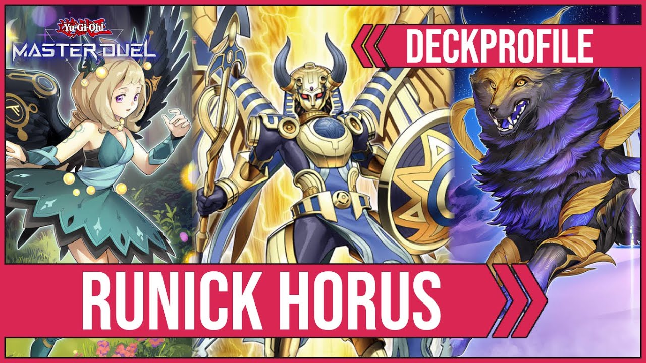 *RUNICK HORUS* - A MELHOR FORMA DE JOGAR COM RUNICK | Yu-Gi-Oh! Master ...
