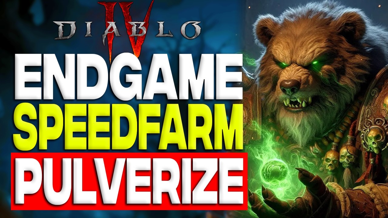 The MOST OVERPOWERED Druid Speed Farming Build! | Diablo 4 S10 - YouTube