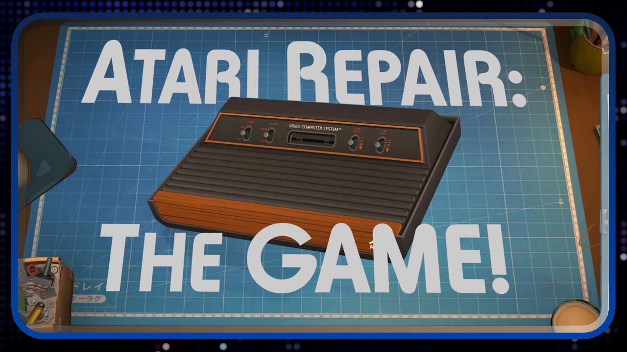Atari Repair Shop Game! + More Retro News! - YouTube