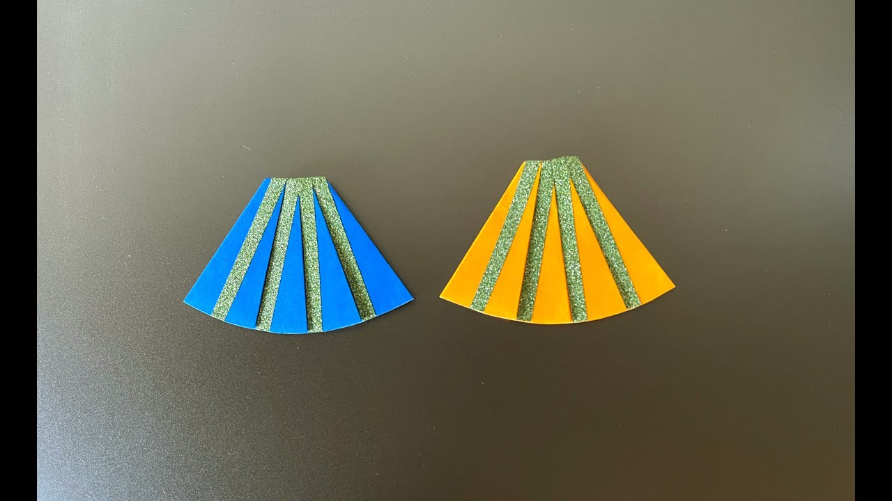 Paper art handcrafted .Paper skirt 20 - YouTube