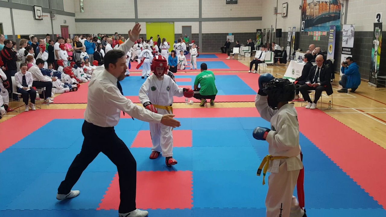 Yellow Belt Sparring - ITF Taekwon-Do - YouTube