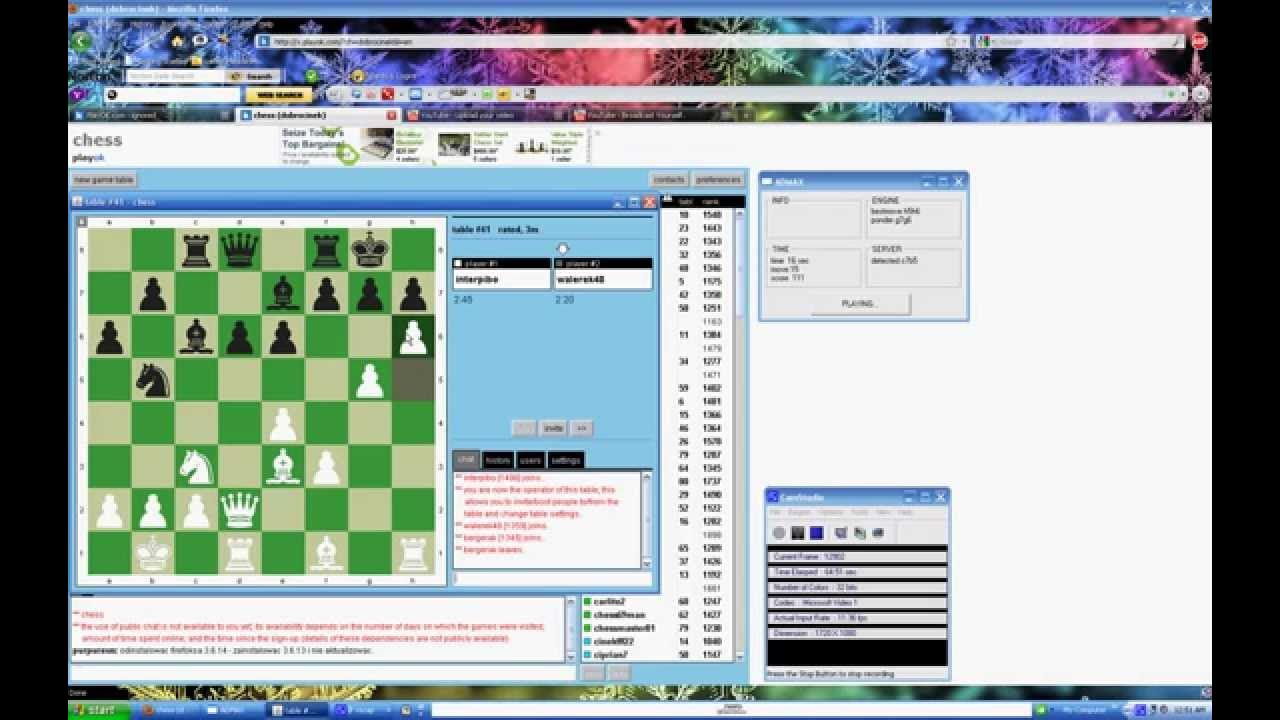 Chess trainer tutorial:How to cheat at Playok - YouTube