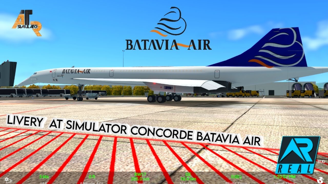 RFS || Livery AT simulator Concorde Batavia Air - YouTube