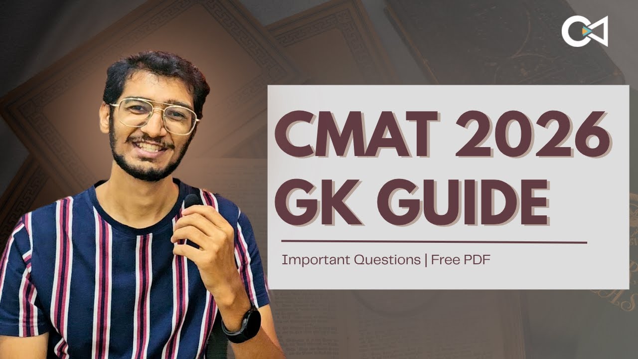 CMAT 2026 GK Guide | Important Topics You MUST Study - YouTube