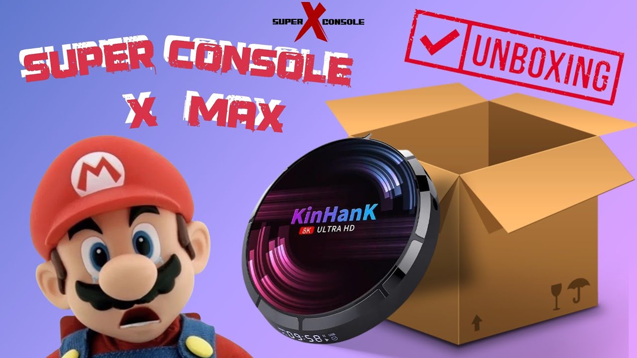 SUPER CONSOLE X MAX UNBOXING!! WORLD PREMIERE! 😁 - YouTube