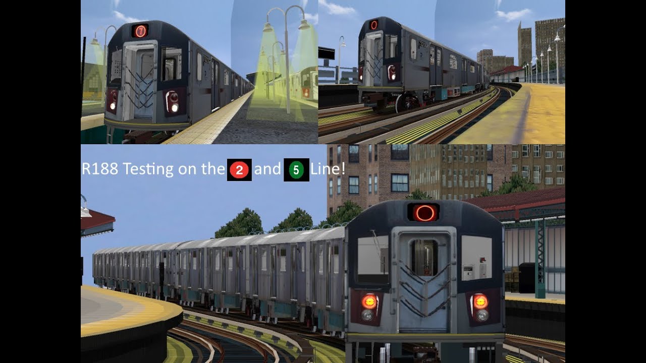 OpenBVE IRT: R188 (142A Conversion) Testing on the (2) and (5) Line ...