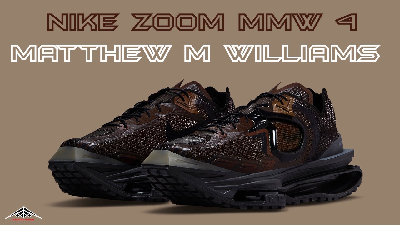 Matthew M Williams x Nike Zoom MMW 4 Shoes Exclusive Look & Price - YouTube